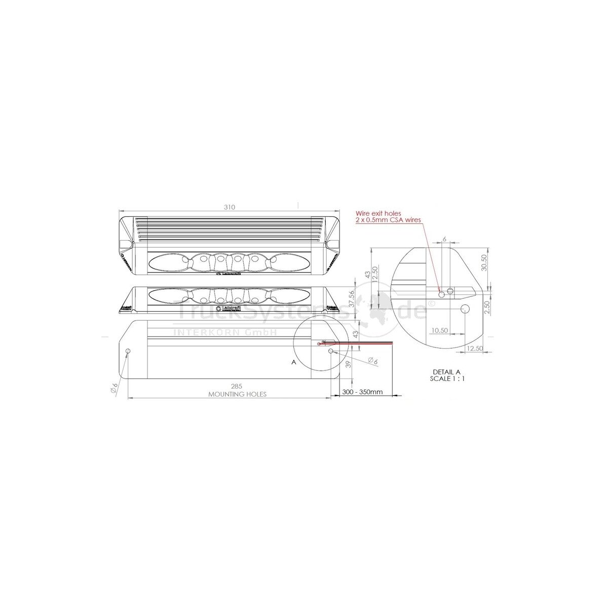 LABCRAFT Umfeldbeleuchtung LED SCENELITE SI6 - SI6 6-3MV - - SI663MV ...