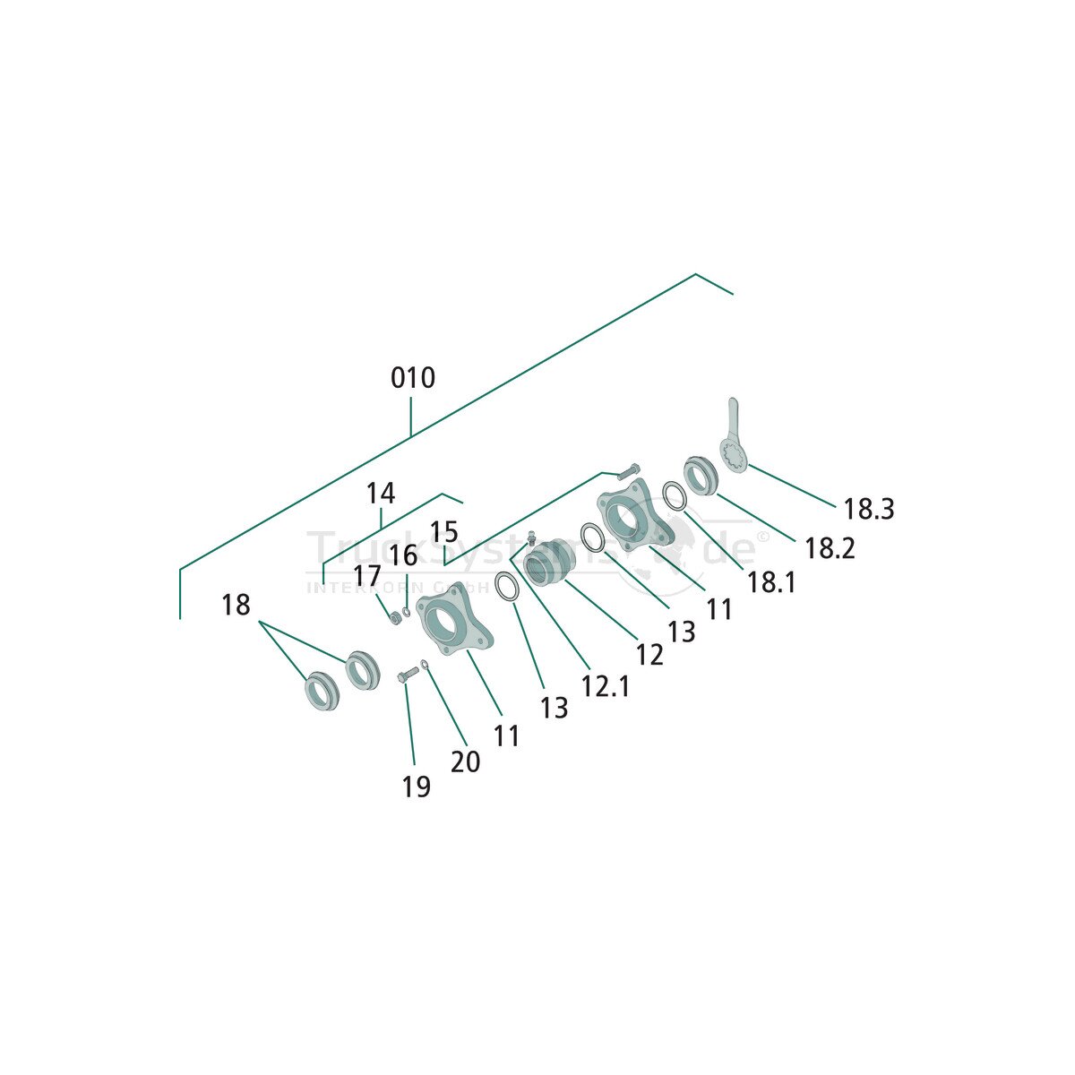 SAF Nockenlager - Gruppe - 3268004700, 33,63