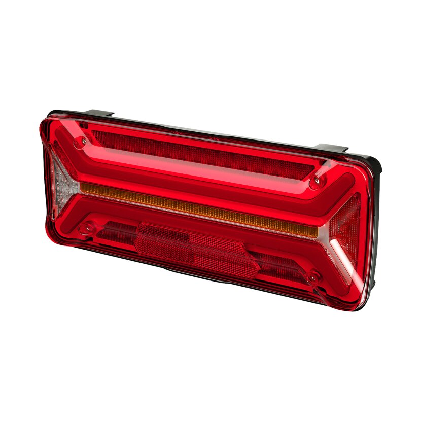 ASPÖCK EcoLED II Truck, 12/24V, rechts, 7-pol.AMP, mit ISO-Impuls, OE ...