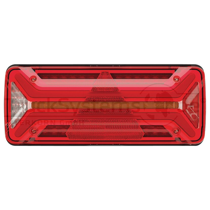 ASPÖCK EcoLED II, 12/24V, links, 7-pol.+ 4x2-pol. ASS, ISO-Impuls, OE ...