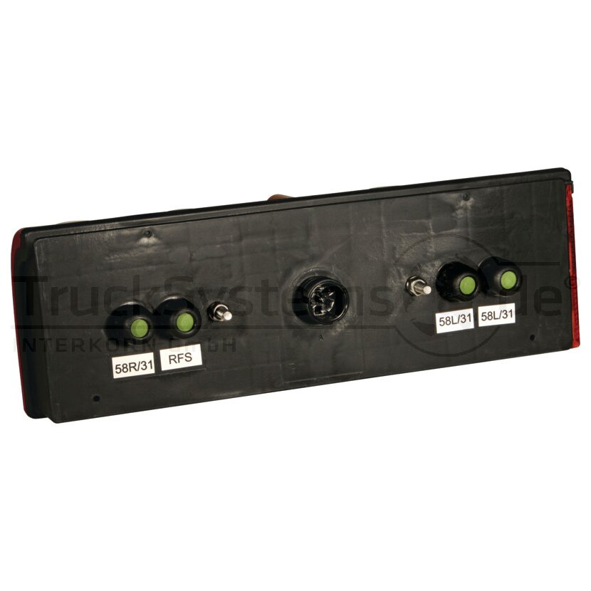 ASPÖCK Europoint II, 24 V, rechts, 7-pol., 4x 2-pol., Teil-LED/Hybrid ...