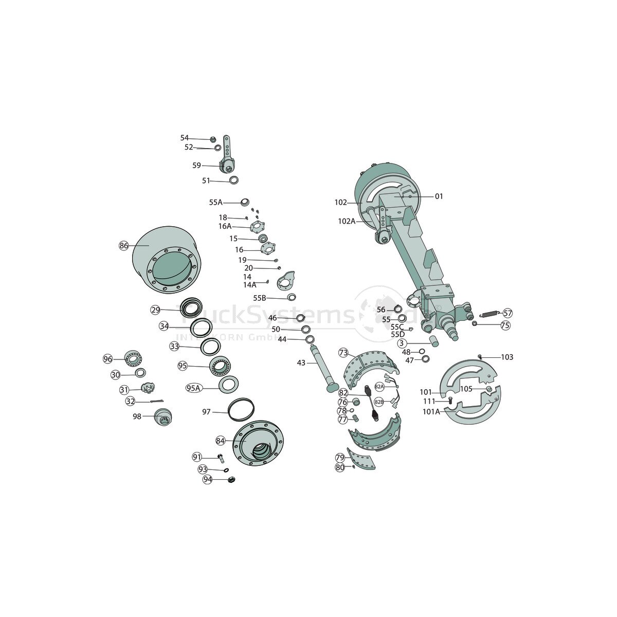 BPW Bremsbelag FL4118 Textar T090 - 03.092.29.75.0 - 0309229750, 50,98