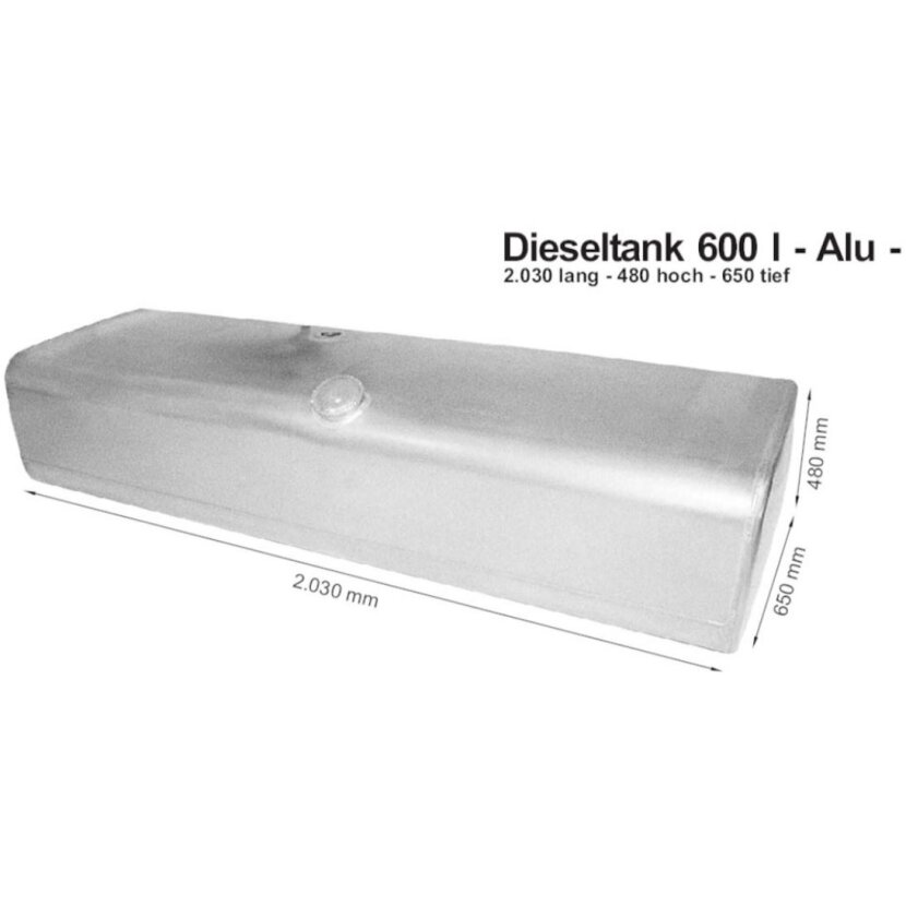 LKW Tank Dieseltank Iveco 300 l Alu, 730,49
