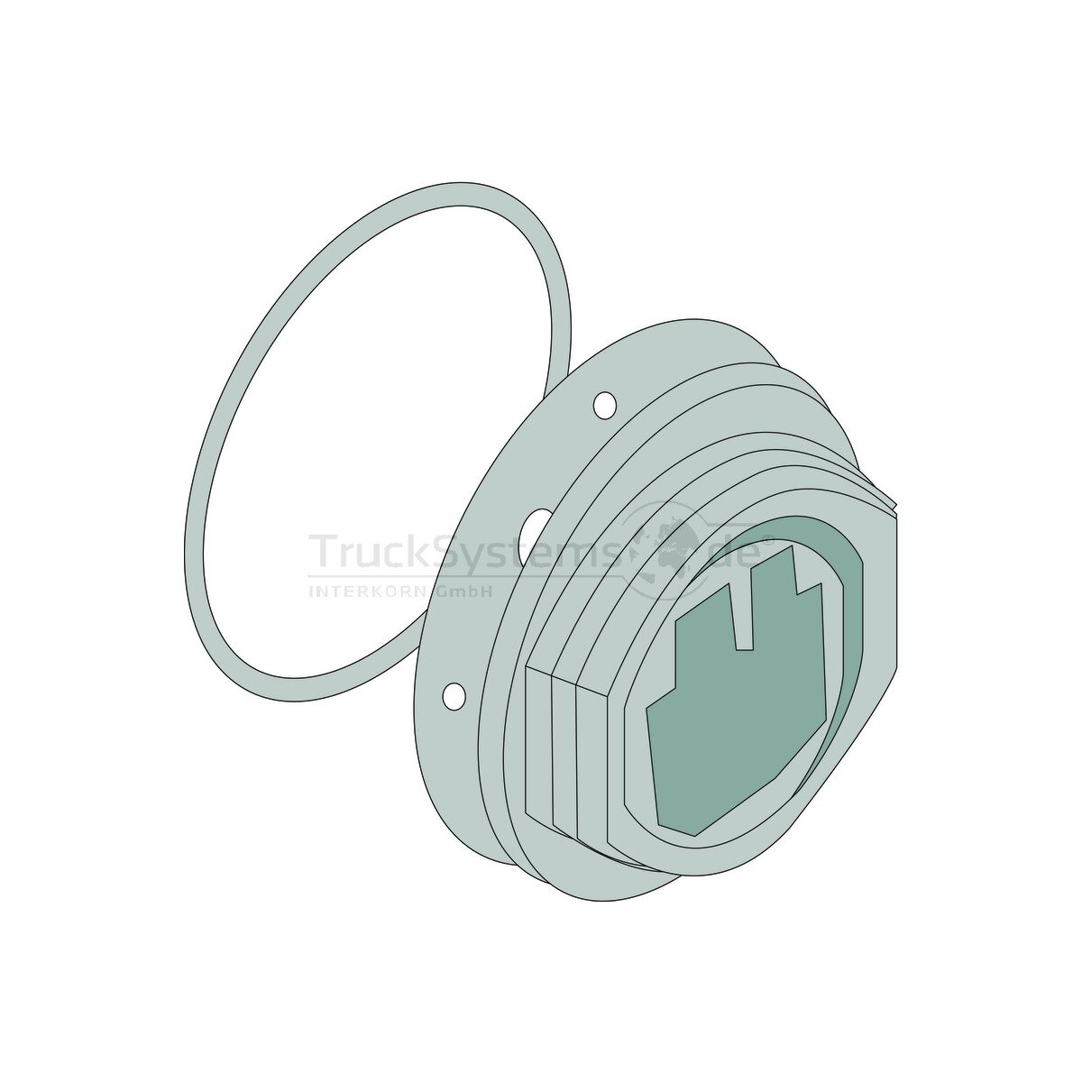 BPW Kapsel (Bajonett) Ø137 /142 6 x 56 3mm - 05.212.25.78.0 - 0521225 ...