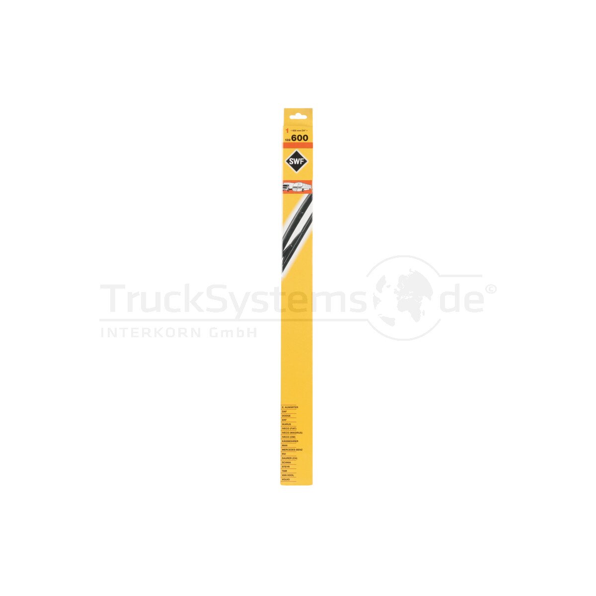 SWF Wischerblatt NKW 600 mm - 132603, 17,72