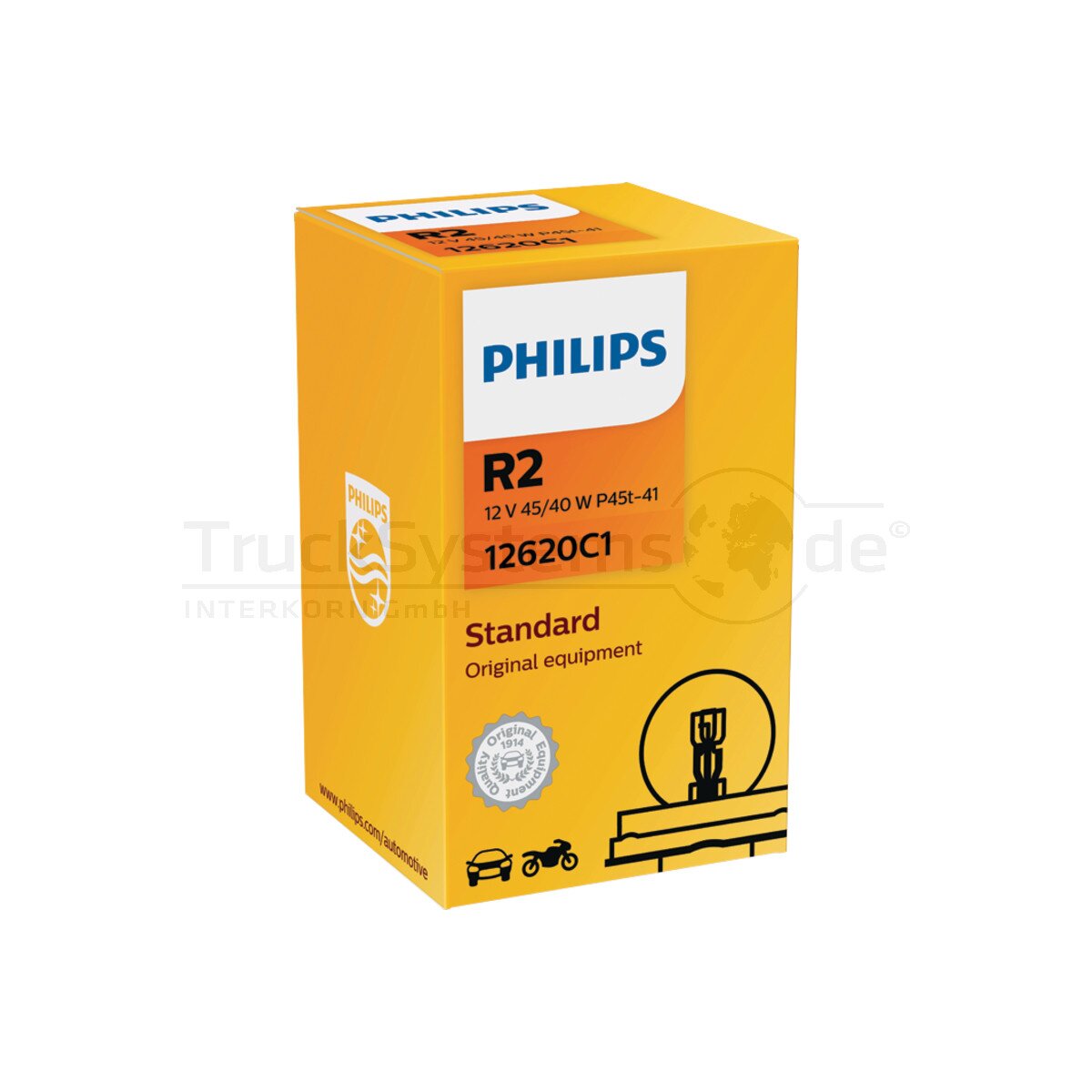 PHILIPS Glühlampe 12V 45/ 40W 12620C1 12 Volt, 5,70