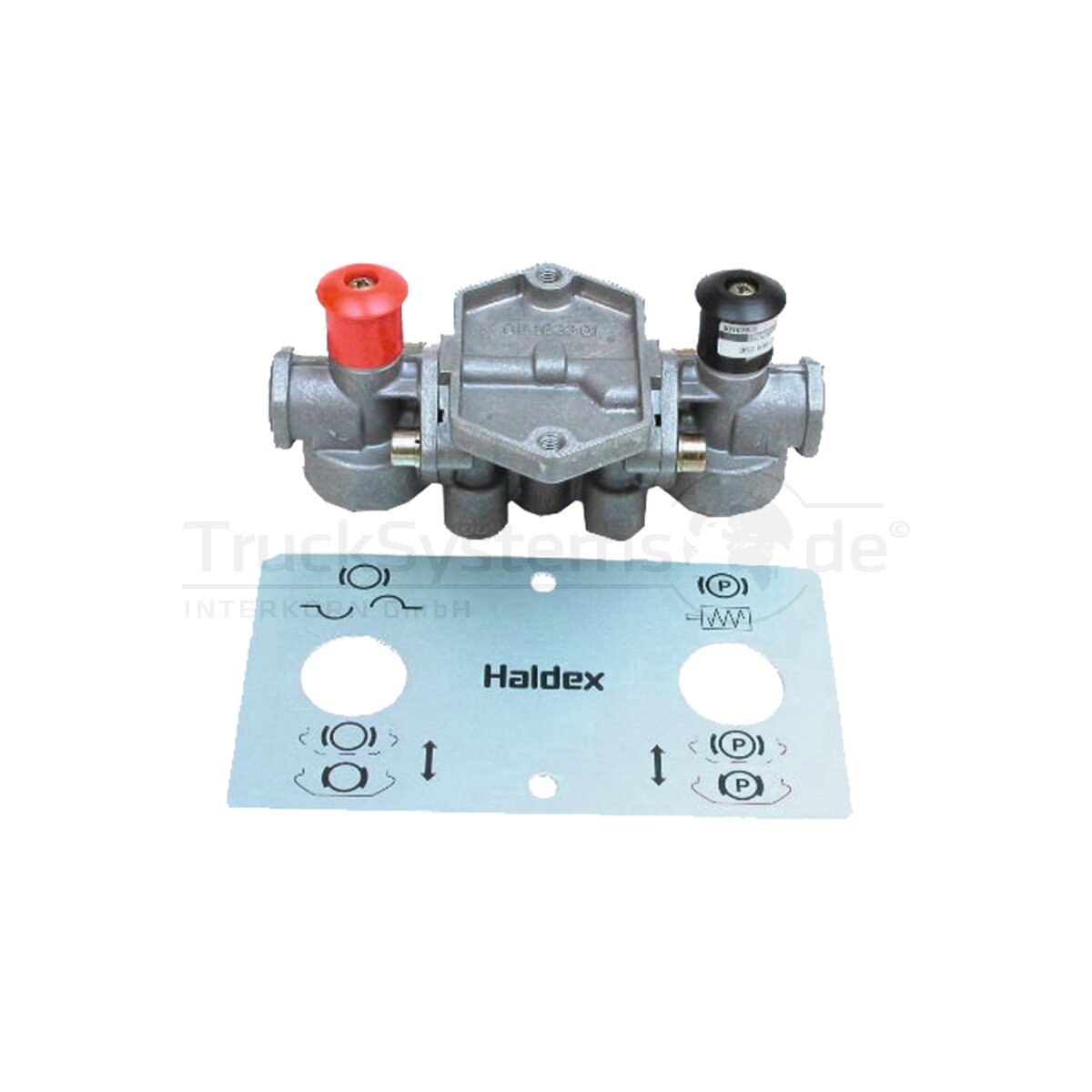 Haldex Doppellöseventil, Kombinationsventil, manuelle Betätigung - 35 ...