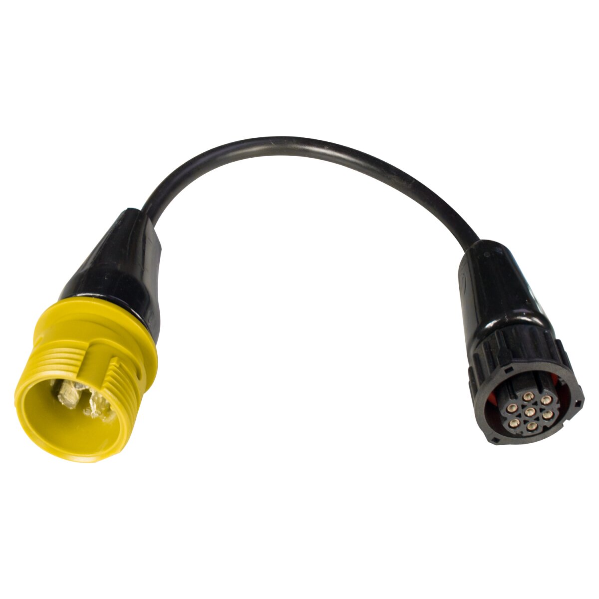 ASPÖCK Adapter, 7-pol. AMP Buchse auf 7-pol. ASS Stift, links - 69-00 ...