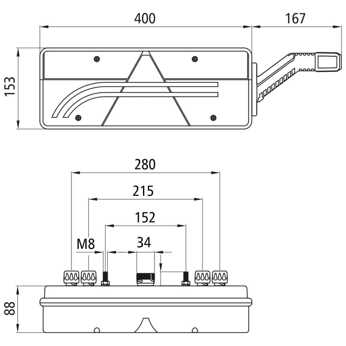 ASPÖCK Europoint III LED, 24 V, rechts, 7-pol.ASS + 4x2-pol., URA, OE ...