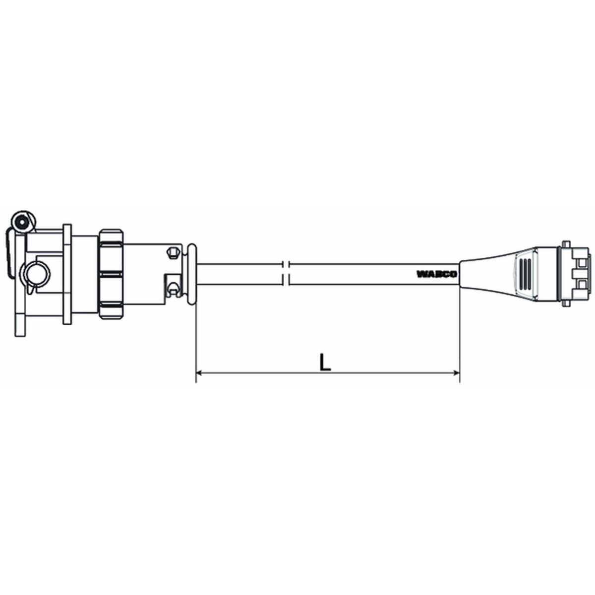 Wabco Kabel mit Gerätesteckdose 4491131200 - 449 113 120 0, 674,49
