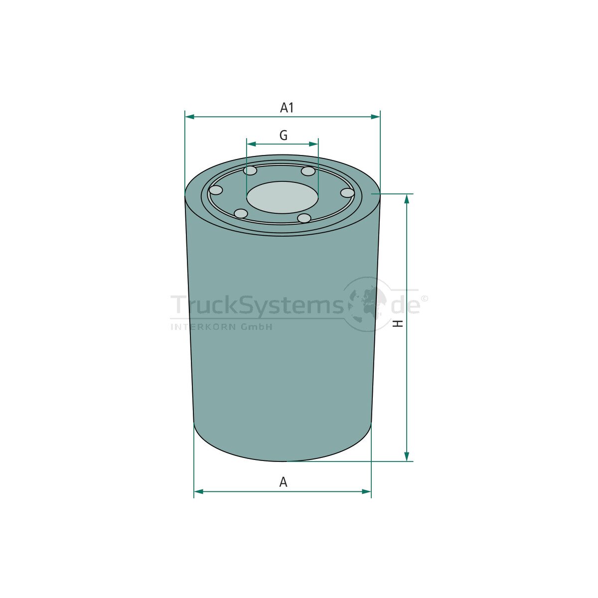 Fleetguard Hydraulikölfilter HF6177, 34,84