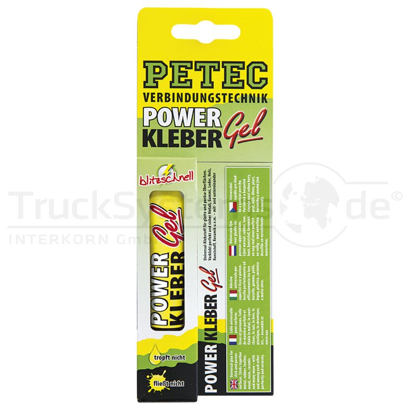 PETEC Power Kleber Gel 20g SB-Karte, 19,02