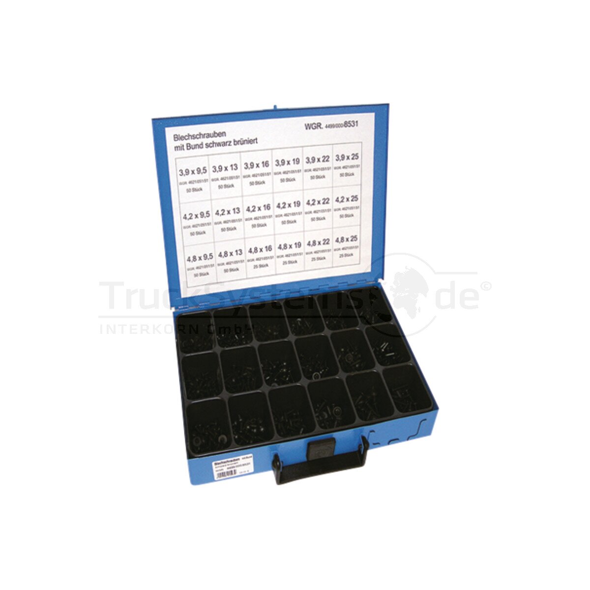 Sortiment Blechschrauben, 125,88