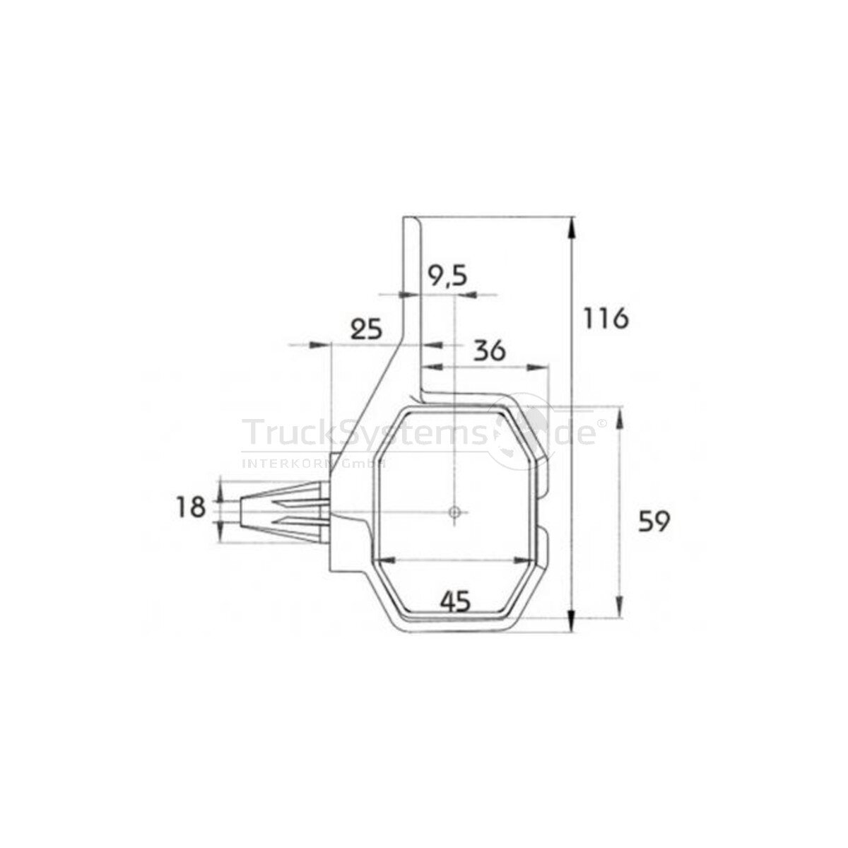 PROPLAST LED Umrissleuchte SUPERPOINT - 44190004, 30,45