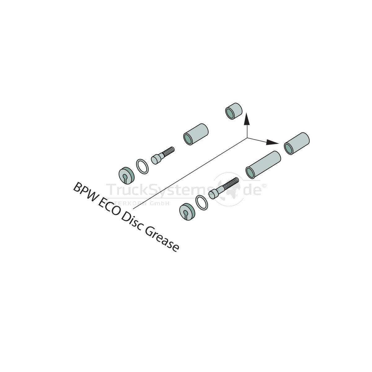 BPW ECO Disc Grease - 02.1040.60.00 - 0210406000, 10,86