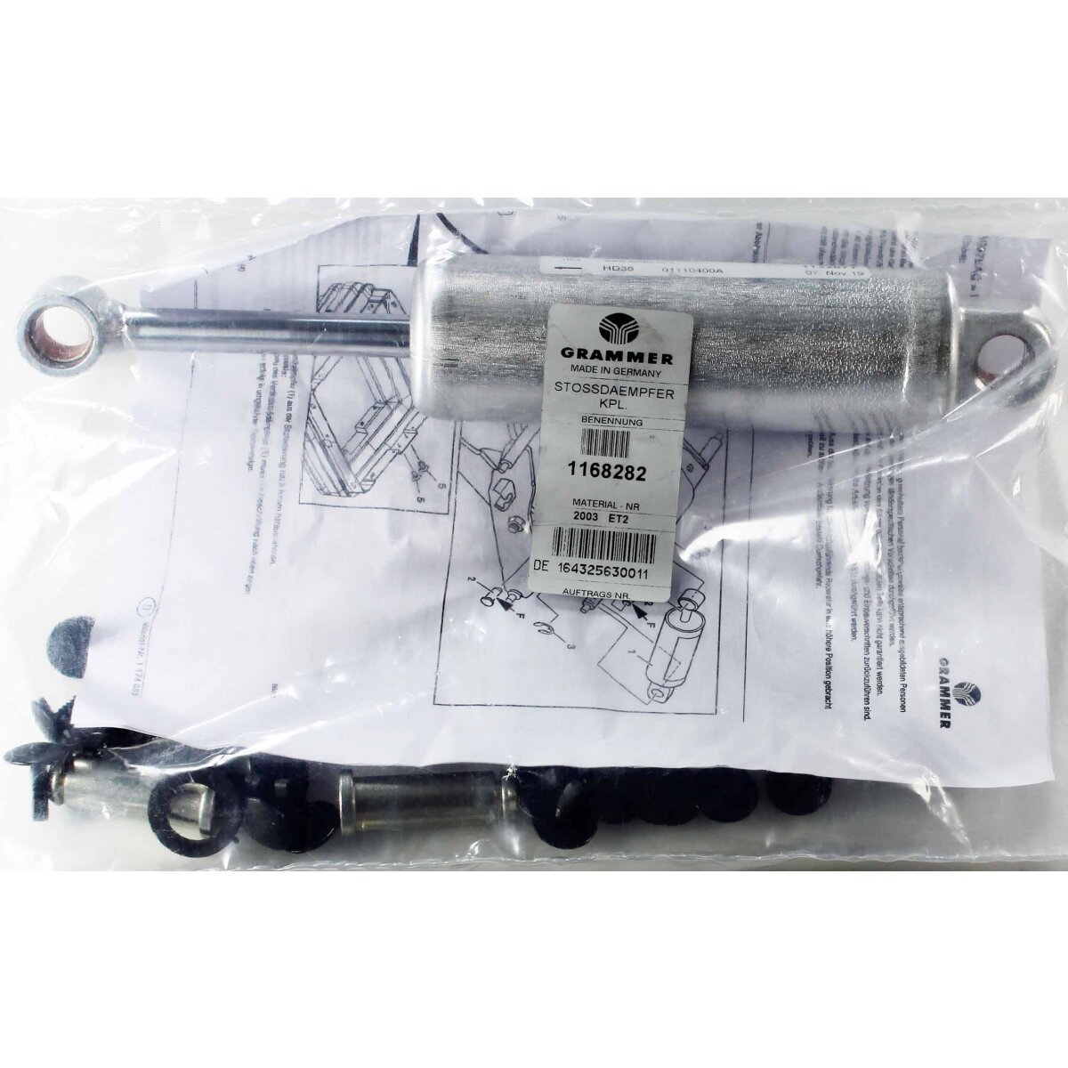 GRAMMER Stoßdämpfer komplett DDS - 1168282, 183,14