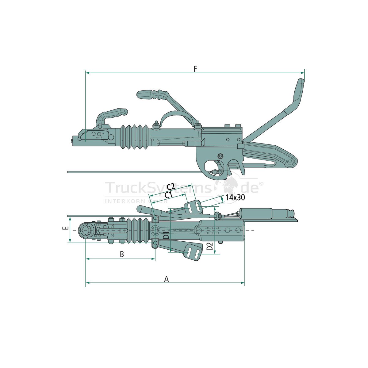 KNOTT Auflaufeinrichtung - 202503.003, 542,64