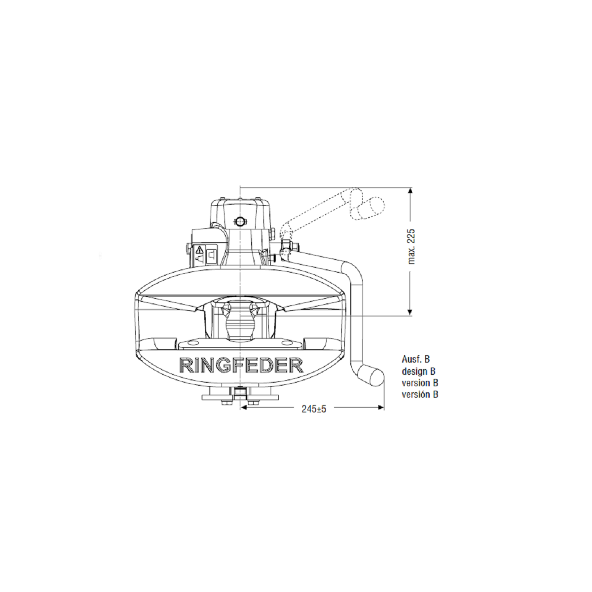 RINGFEDER Anhängerkupplung automatisch 5050 B - 14996217, 1.386,35