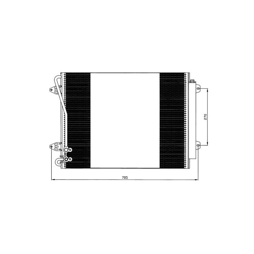 WAECO Kondensator, Klimaanlage 8880400386 für 3C0820411B
