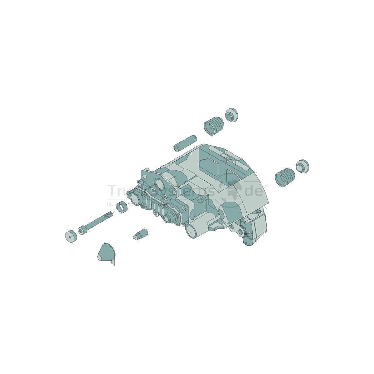 KNORR-BREMSE Führungs-/Dichtungssatz für Zuspanneinheit - Knorr K1080 ...