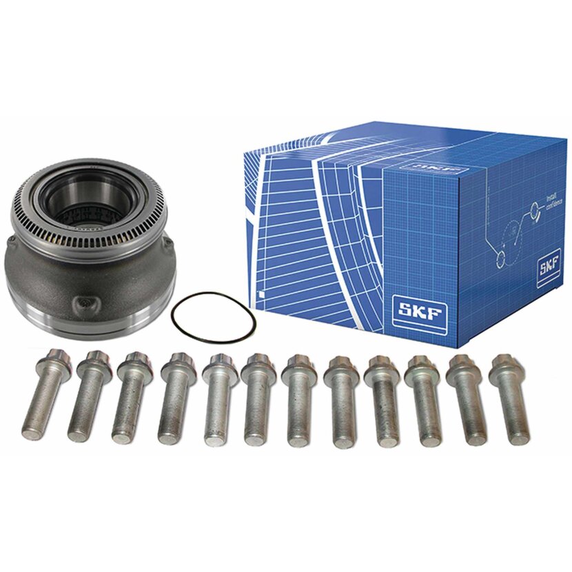 HUB Unit SAF Radlager-Satz VKBA 5549 mit Schrauben O-Ring und Fett, 225 ...