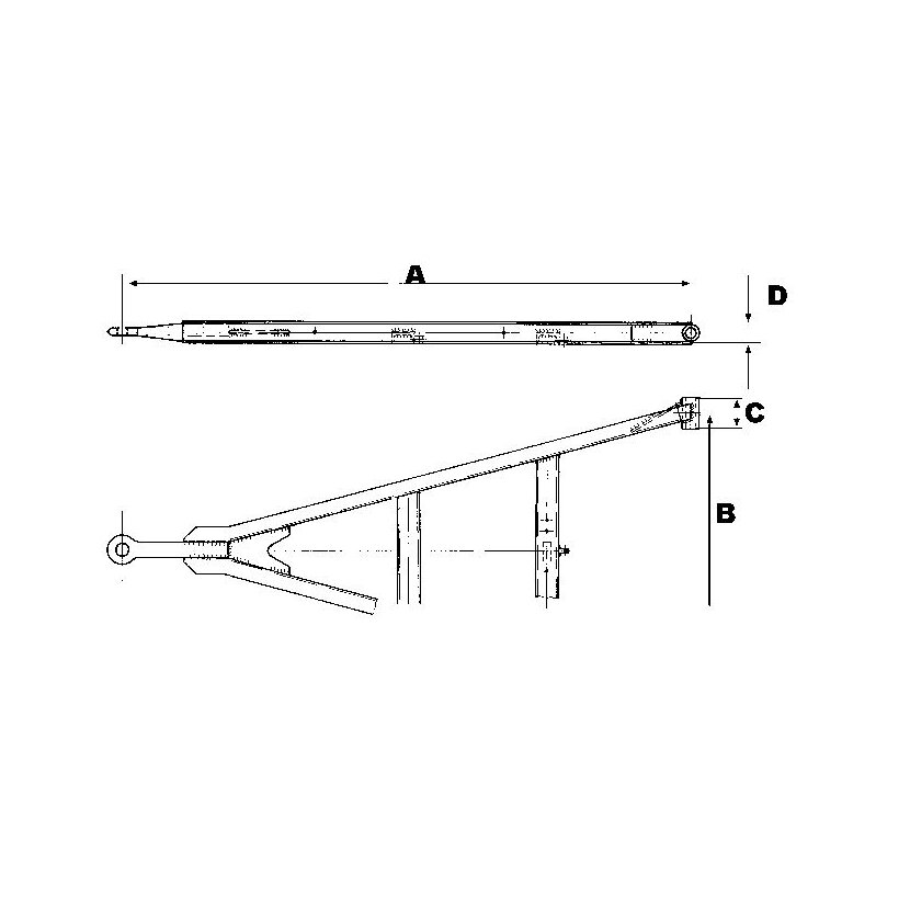 Jost Zuggabel 27 Tonnen Gnz 27/Unp Mit Messingbuchse - 2300 600 100 3 ...