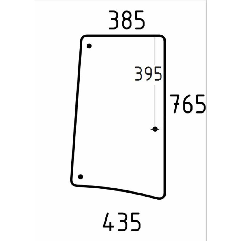 Heckscheibe - John Deere L171335, L202528,L78727, L213351 - Kabine 60