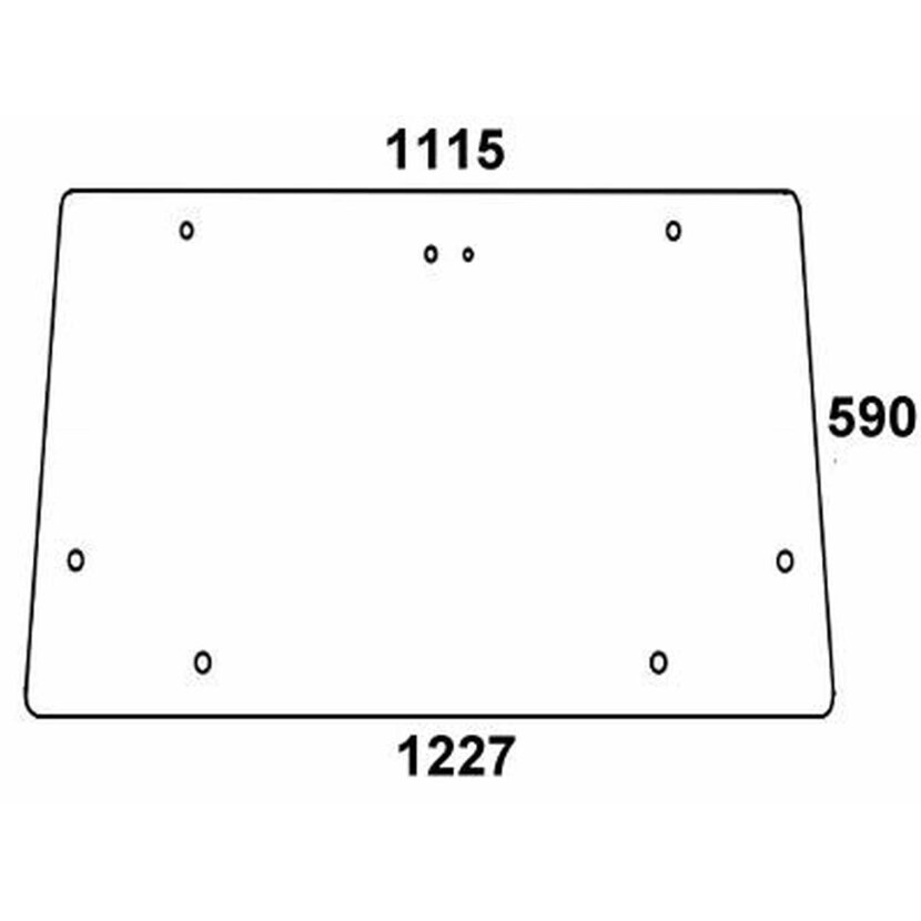 Frontscheibe - New Holland 84214857 - Kabine Farmall Serie New Hollan ...