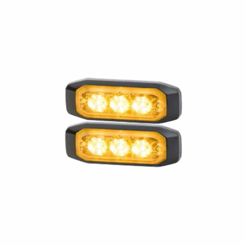 HELLA LED-Warnblitzleuchten-Satz BST-SLIM, mit 3 LEDs- 2XD 014 563-20 ...