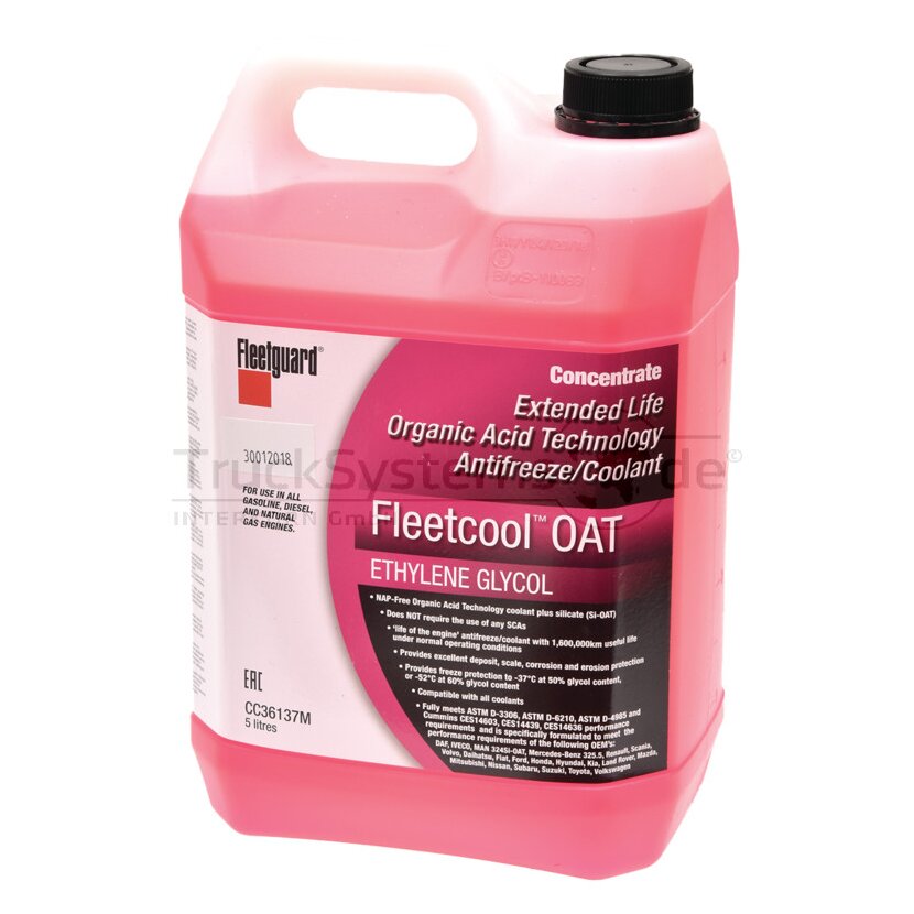 Fleetguard 5L Fleetcool OAT Lifetime Konzentrat