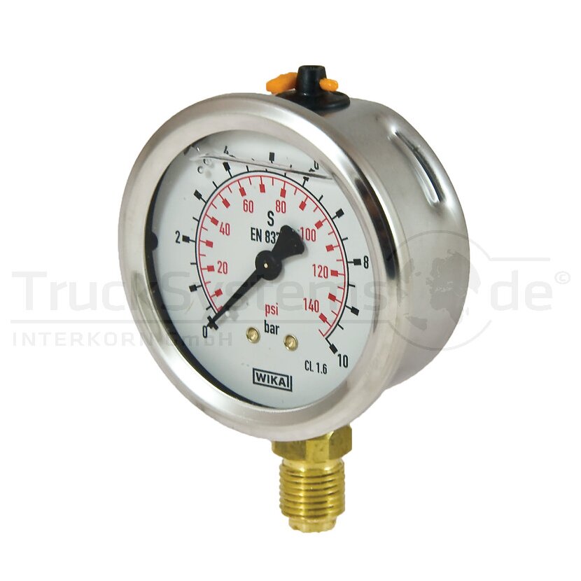 Manometer 10 bar Ø63mm - 1/4'' - 85000400, 32,30