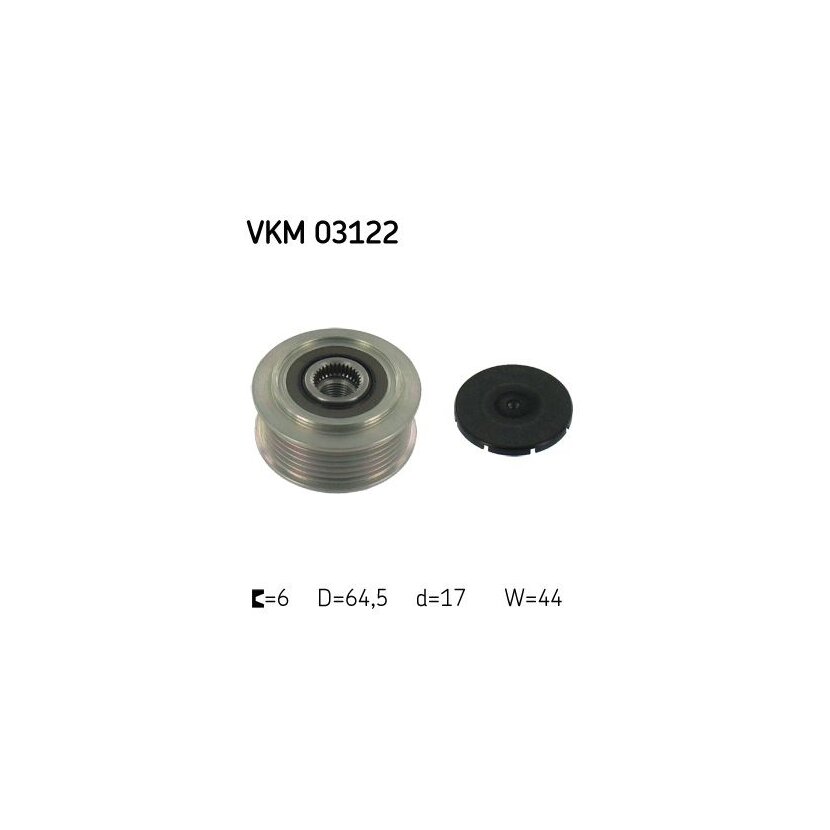 SKF Generatorfreilauf VKM 03122 - VKM03122 für 06E 903 119 E