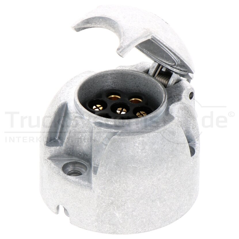 ERICH JAEGER Steckdose 7 polig 12 Volt Metal - 101018 - 4023085073949 ...