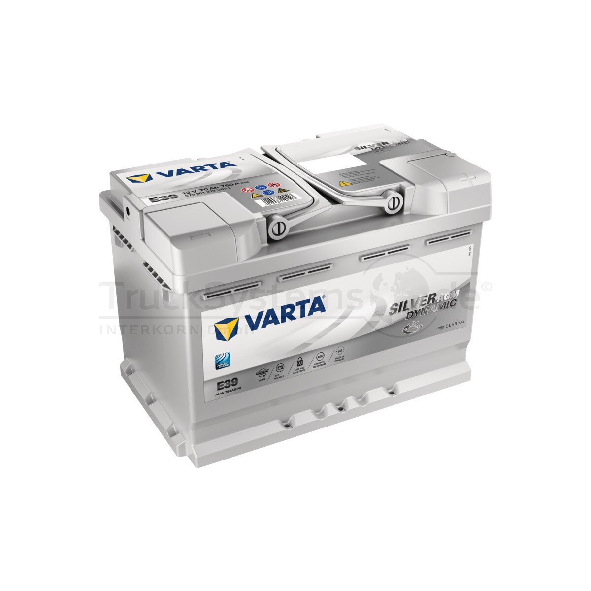 VARTA Starterbatterie VARTA 12V 70Ah 760A - 23329907 - 4016987144503 ...